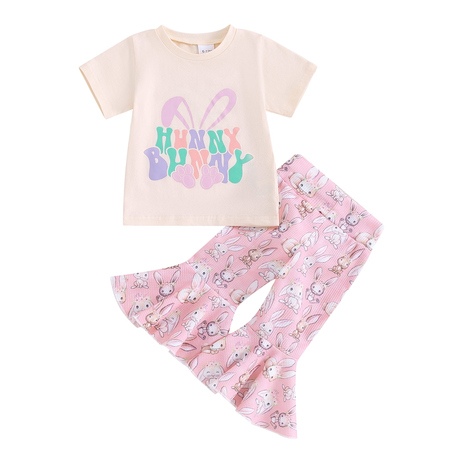 Suealasg Kids Girl Easter Clothes 2Pcs Toddler Baby Girl Summer Outfit ...