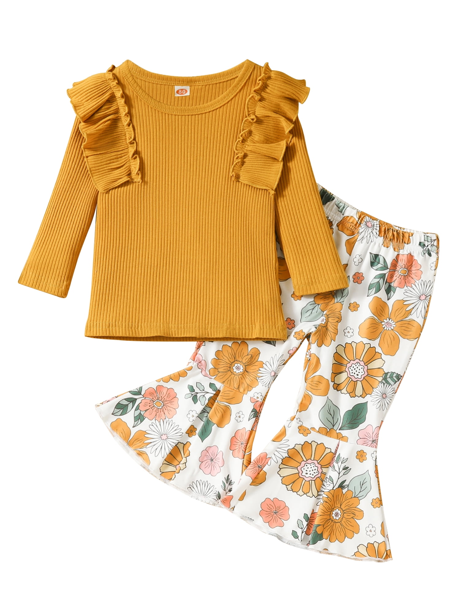 Suealasg Kids Girl Spring Outfits Clothes 1T 2T 3T 4T 5T Toddler Girls ...