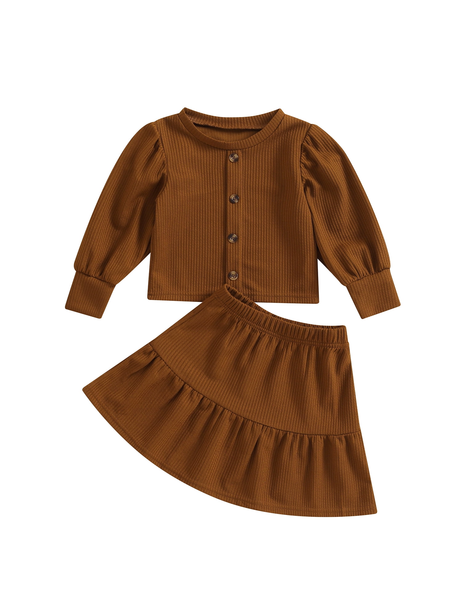 Suealasg Kids Girls Autumn Outfit Sets 3T 4T 5T 6T 7T Little Girls ...