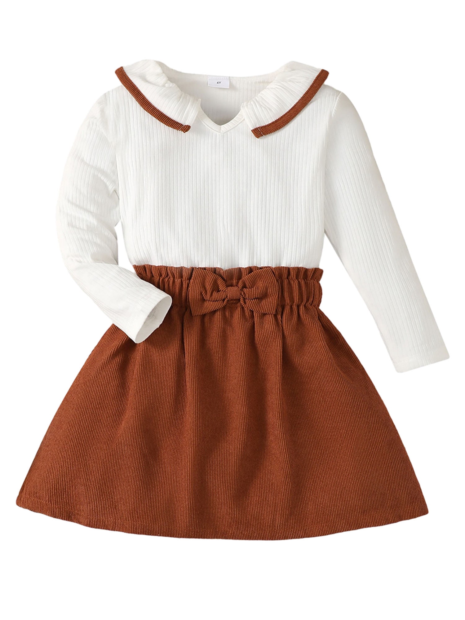 Suealasg Kids Girls Skirts Set Clothes 4T 5T 6T 7T Little Girls Ruffles ...