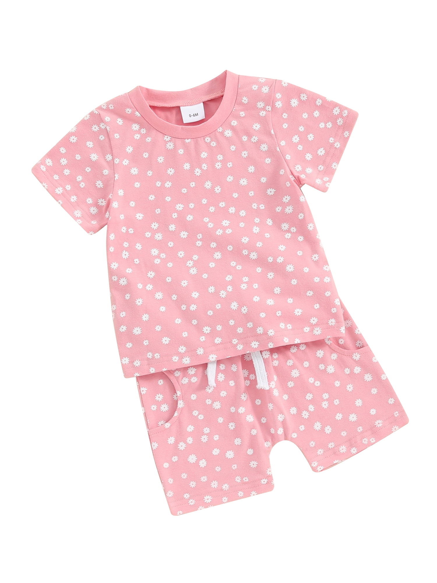 Suealasg Kids Girls Summer 2Pcs Clothes 6M 1T 2T 3T Toddler Baby Girls ...