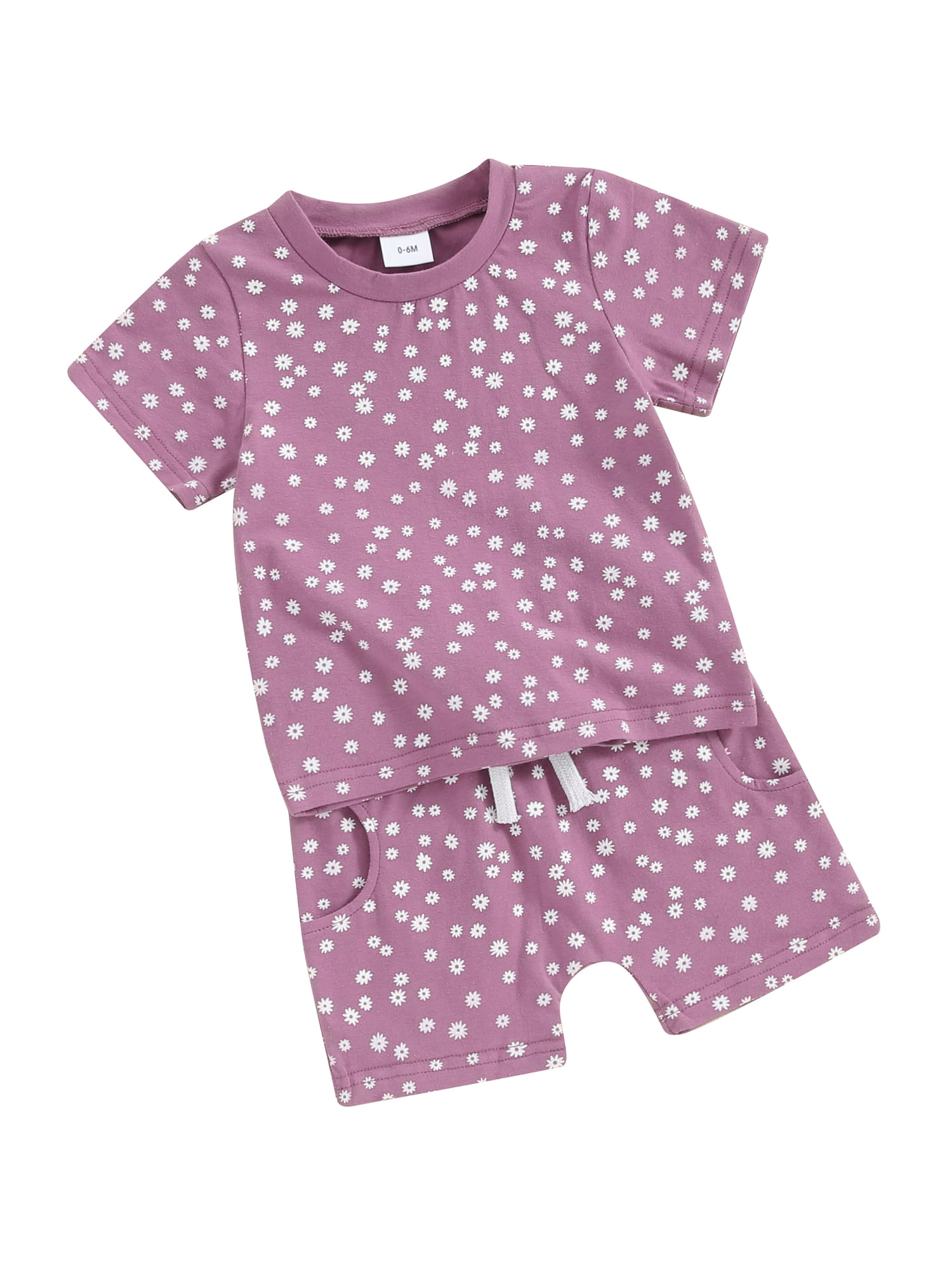Suealasg Kids Girls Summer 2Pcs Clothes 6M 1T 2T 3T Toddler Baby Girls ...