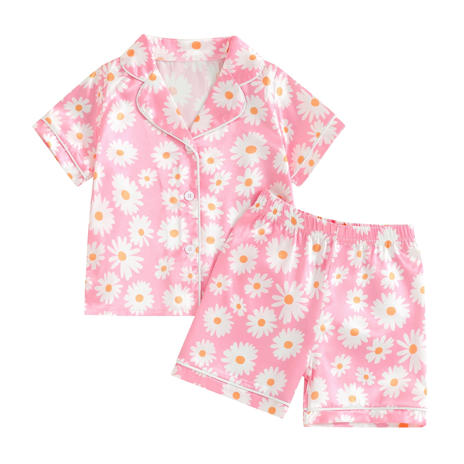 Suealasg Kids Girls Summer Pajamas Sets 1T 2T 3T 4T 5T 6T 7T Short ...