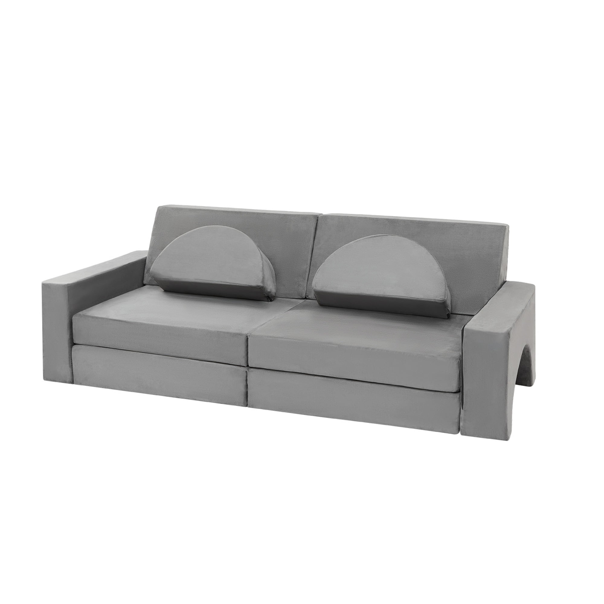 Suealasg Kids Modular Sofa Convertible Foam Play Couch Creative ...