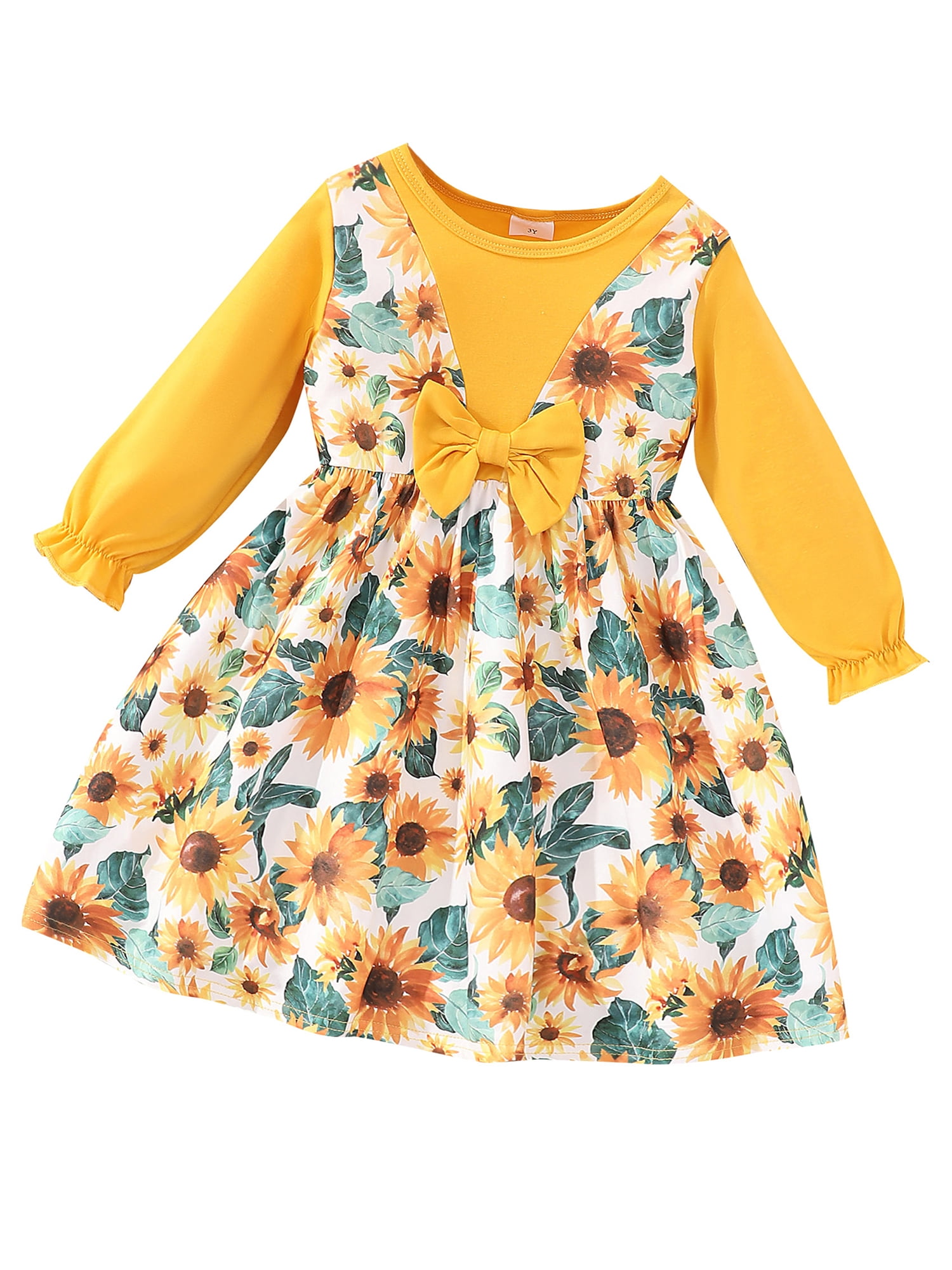 Suealasg Kids Toddler Girl Spring Casual Dress 3T 4T 5T 6T 7T Long ...