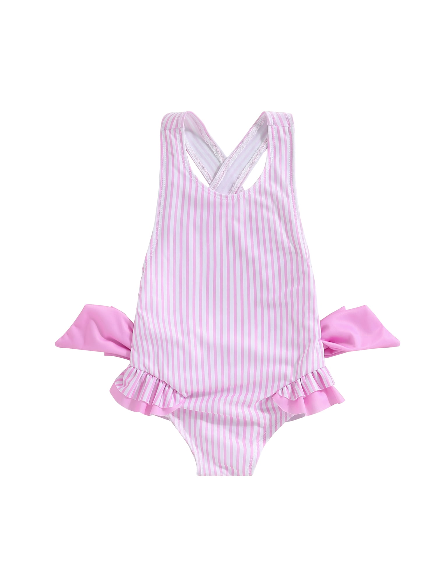 Suealasg Little Girl Summer One Piece Swimsuit Sleeveless Floral ...