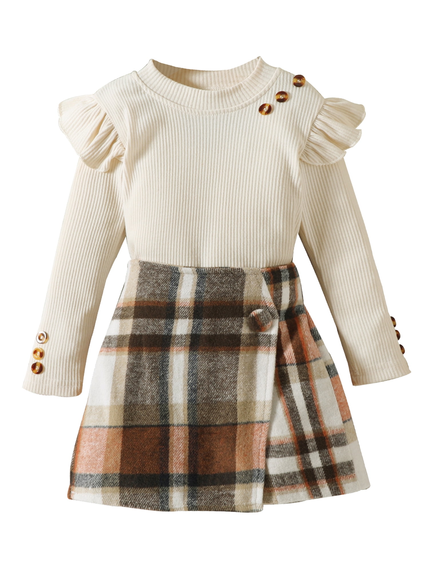 Suealasg Little Girls Autumn 2 Piece Outfits 18M 2T 3T 4T 5T 6T Kids ...