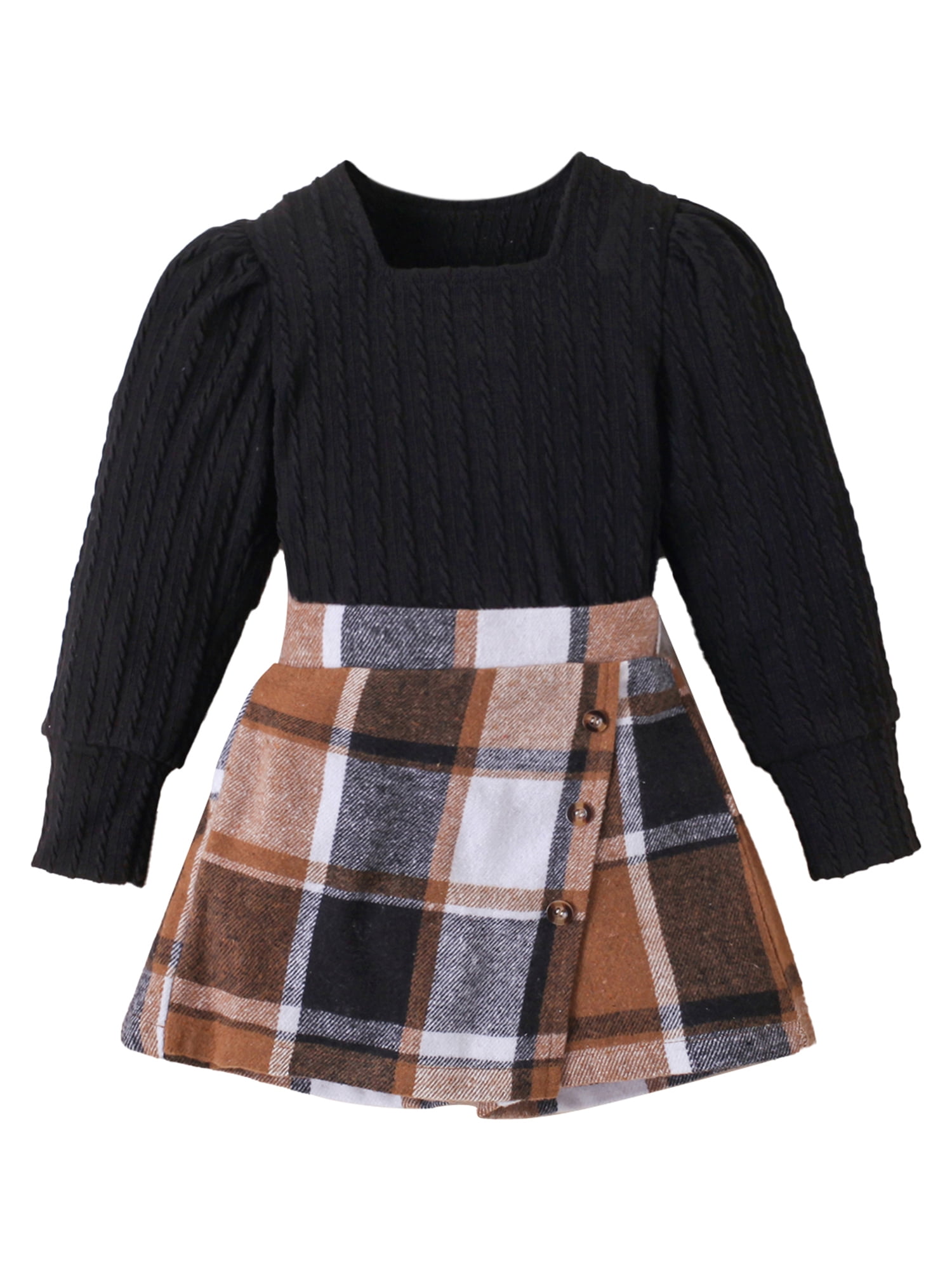 Suealasg Little Girls Fall Outfits 2Pcs Kids Toddler Girls Winter ...