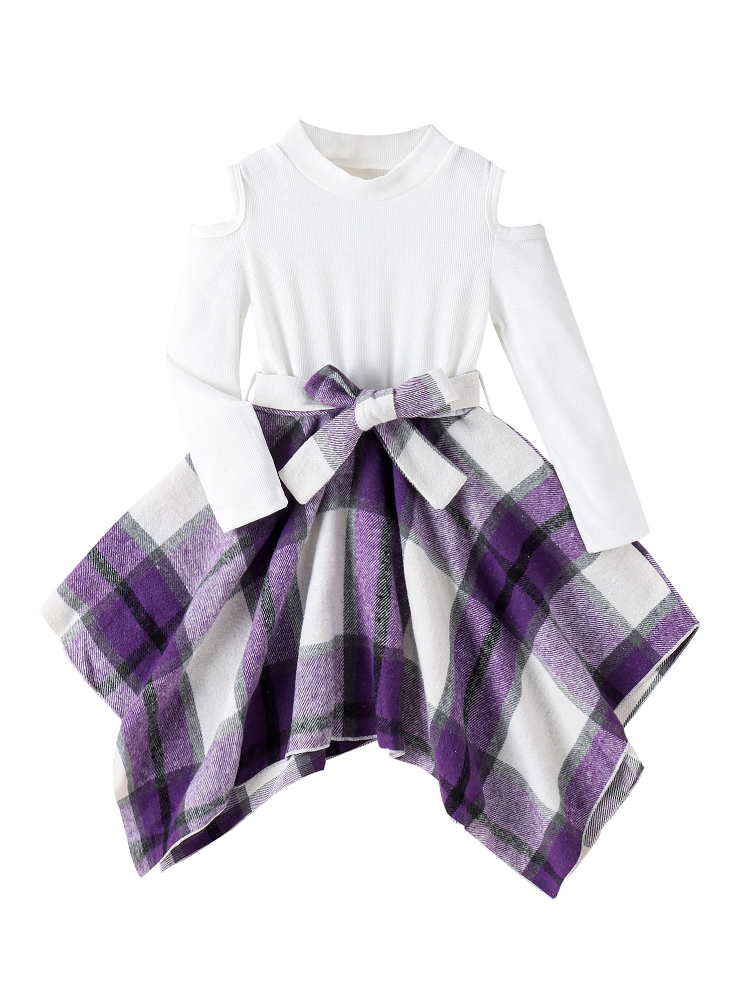 Suealasg Little Girls Fall Princess Dress Clothes 4T 5T 6T 7T Kids Girls Long Sleeve Cold ...