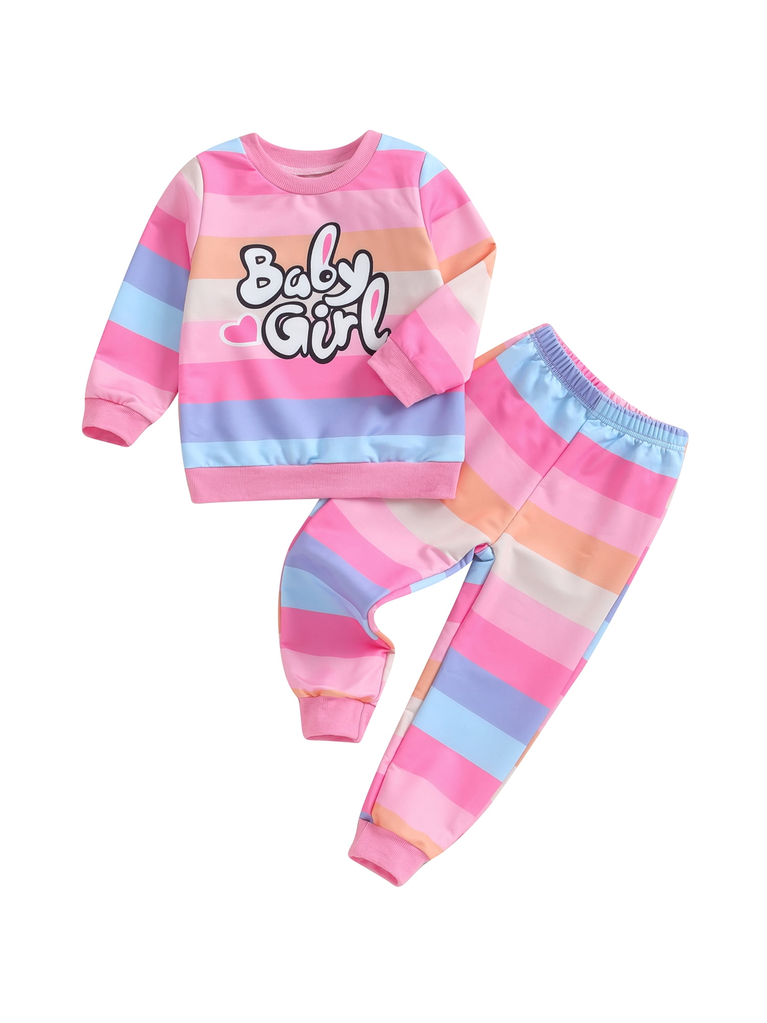 Suealasg Little Girls Fall Tracksuit Outfits Clothes 3T 4T 5T 6T 7T 8T ...