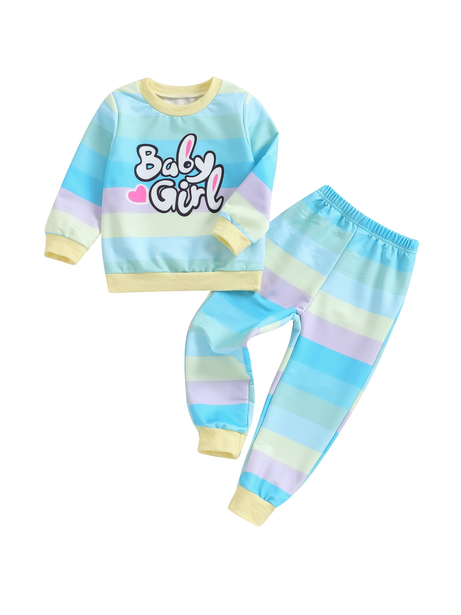 Suealasg Little Girls Fall Tracksuit Outfits Clothes 3T 4T 5T 6T 7T 8T ...