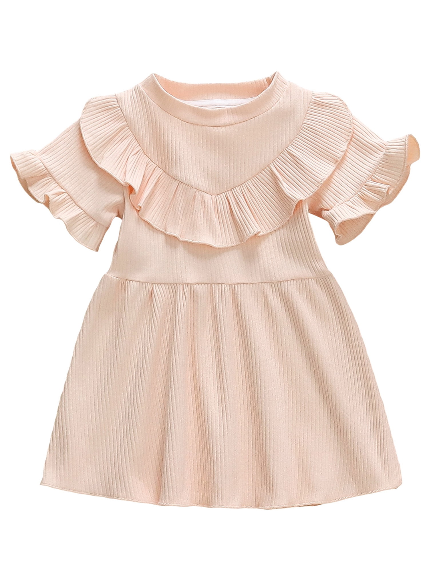Suealasg Little Girls Spring Dress 1T 2T 3T 4T 5T Kids Girls Short ...