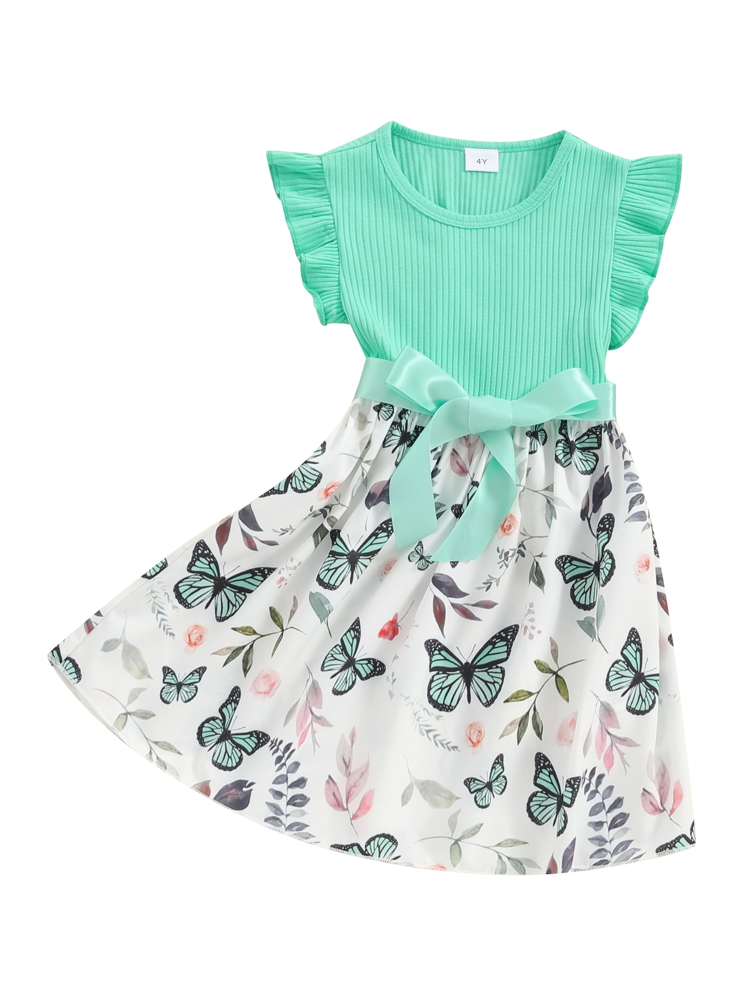 Suealasg Little Girls Summer Clothes Set 4T 5T 6T 7T Kids Girls Fly ...