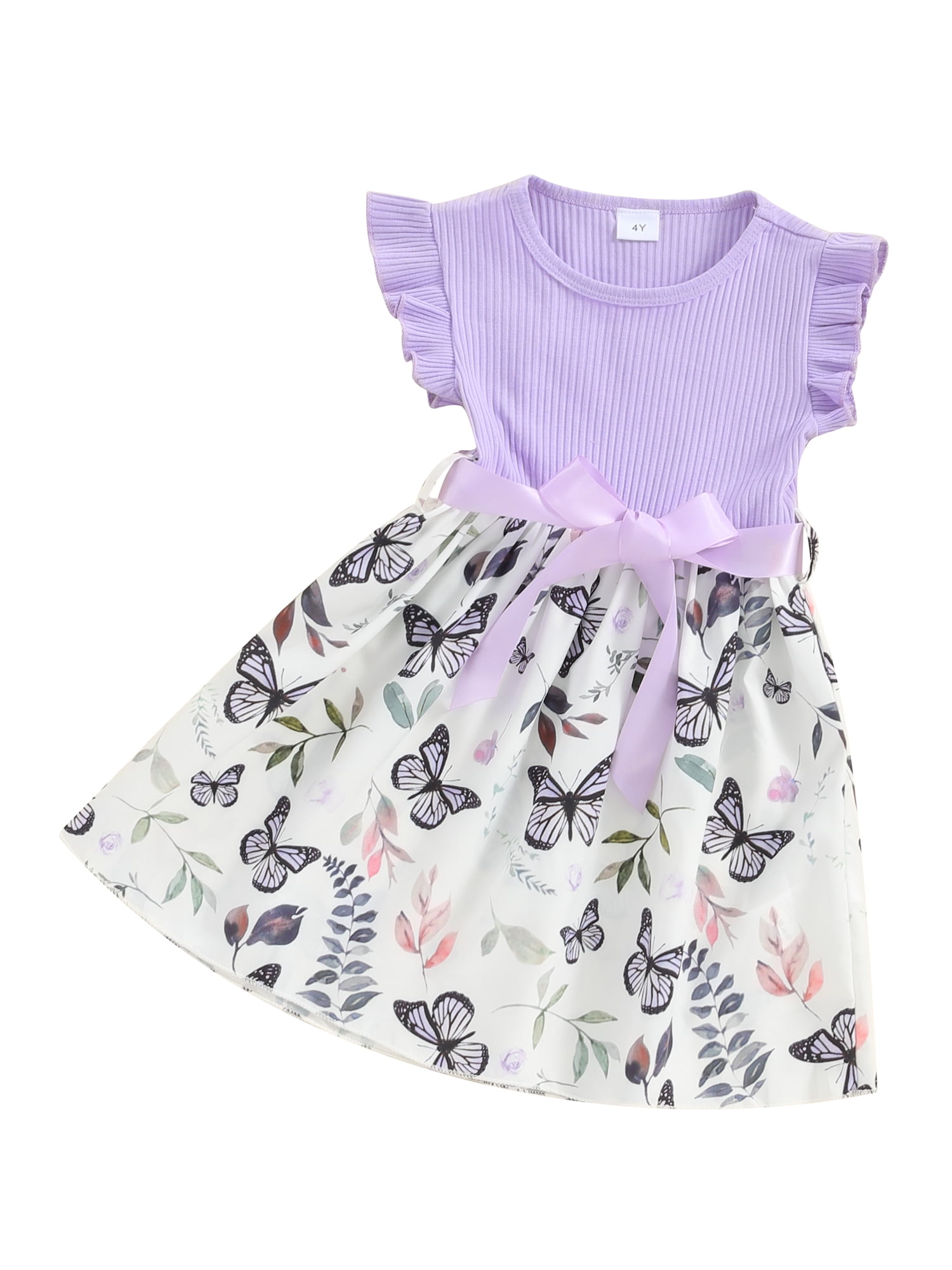 Suealasg Little Girls Summer Clothes Set 4T 5T 6T 7T Kids Girls Fly ...