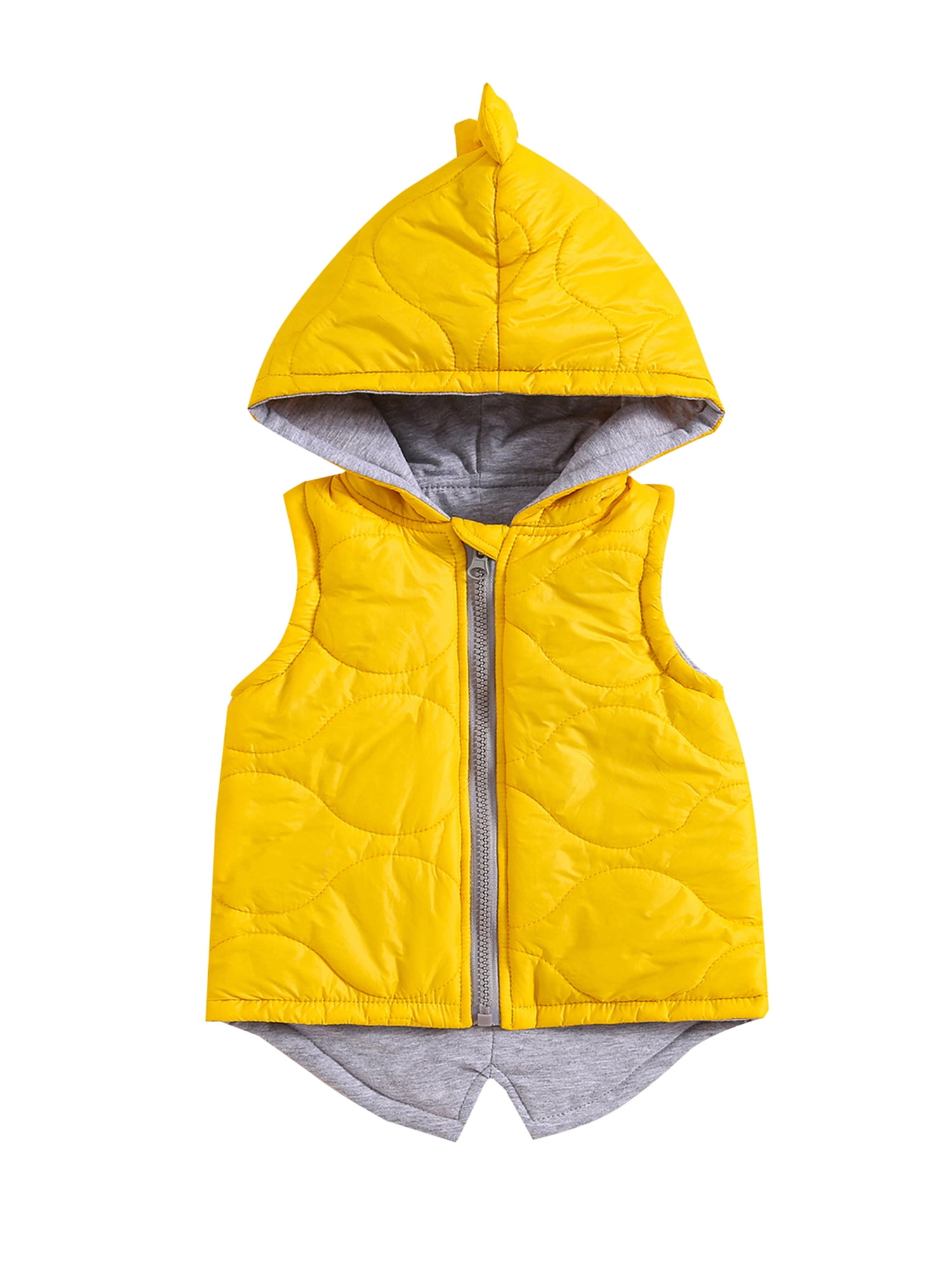 Suealasg Little Girls Winter Warm Vest Coat Sleeveless Hooded Cartoon ...