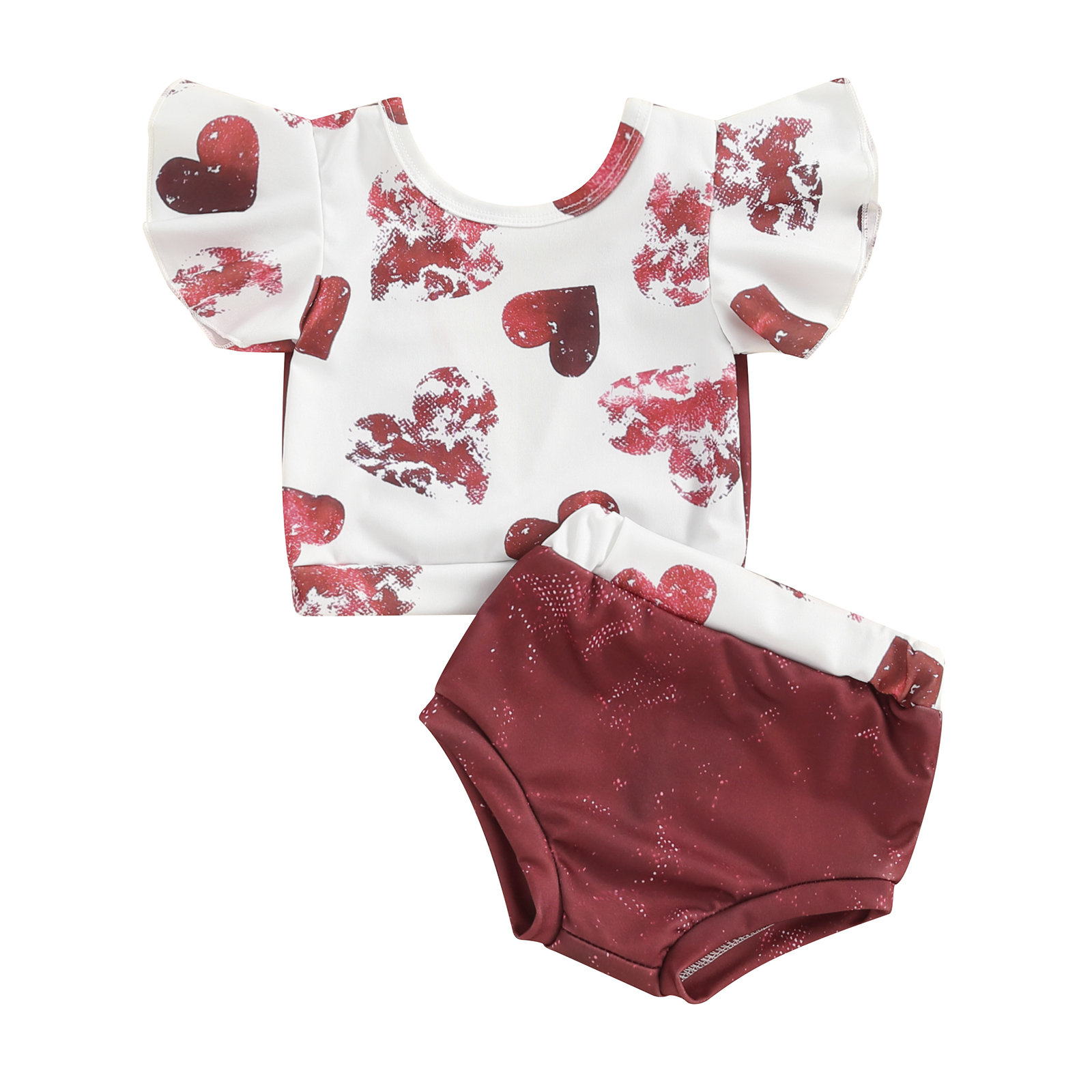 Suealasg Newborn Girls 2Pcs Valentine's Day Outfit Baby Girl Summer Clothes 3 6 9 12 18 Months ...