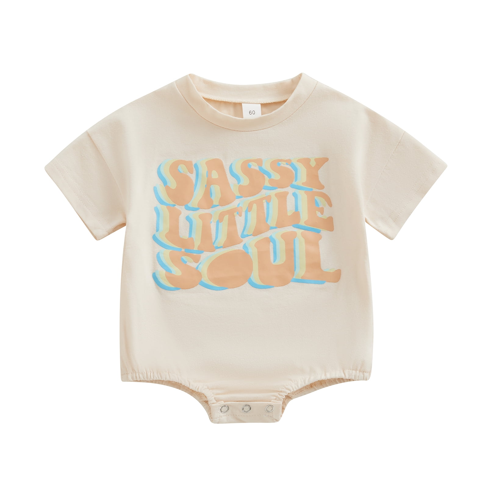 Suealasg Newborn Girls Romper Baby Girl Clothes Short Sleeve Letters ...