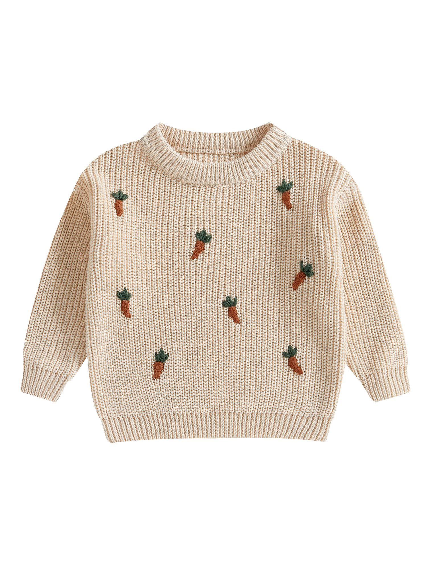 Suealasg Toddler Baby Boy Girl Easter Sweater Long Sleeve Carrot ...