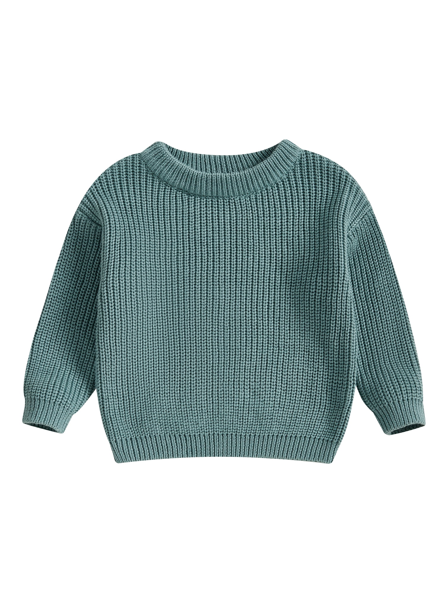 Suealasg Toddler Baby Boy Girl Knitted Sweater Long Sleeve Knit ...