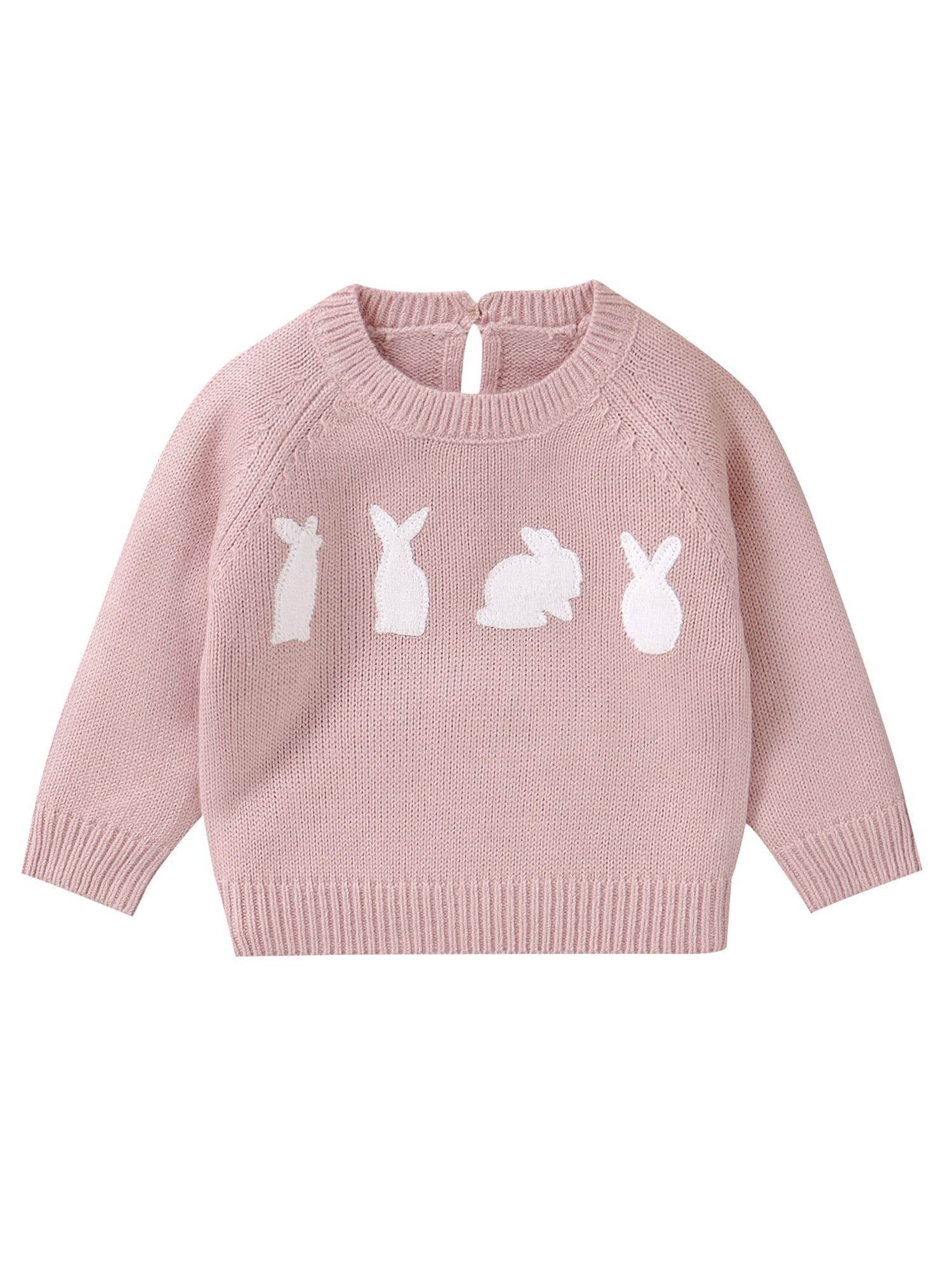 Suealasg Toddler Baby Boy Girl Sweater Long Sleeve Rabbit Knit Pullover ...