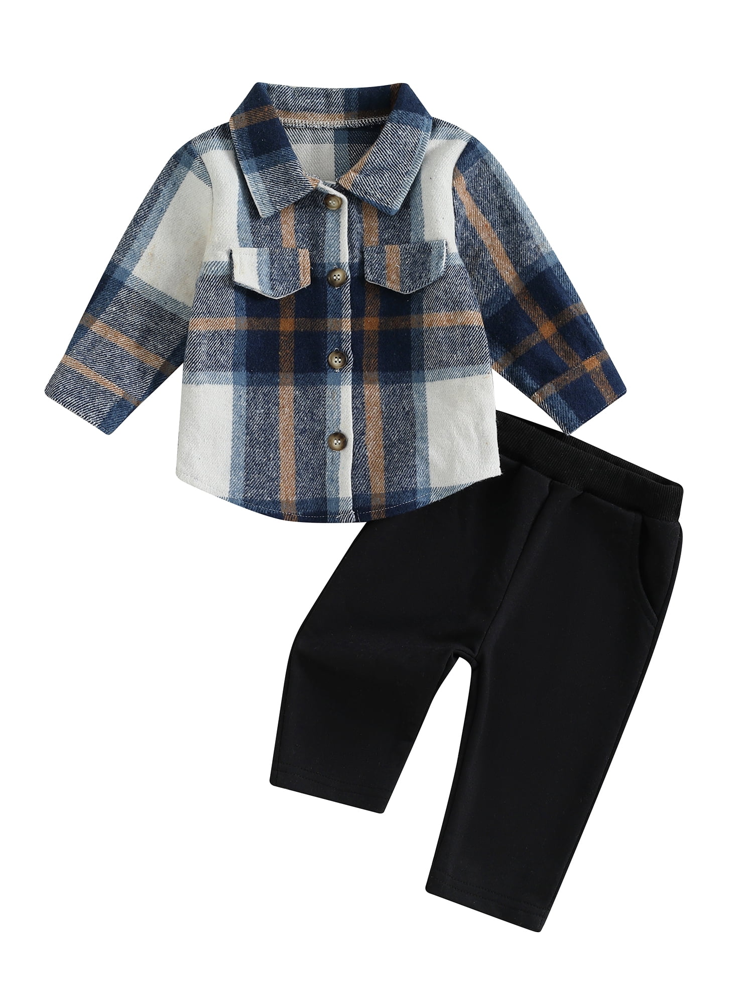 Suealasg Toddler Baby Boys Fall Outfits 6M 1T 2T 3T 4T Long Sleeve ...