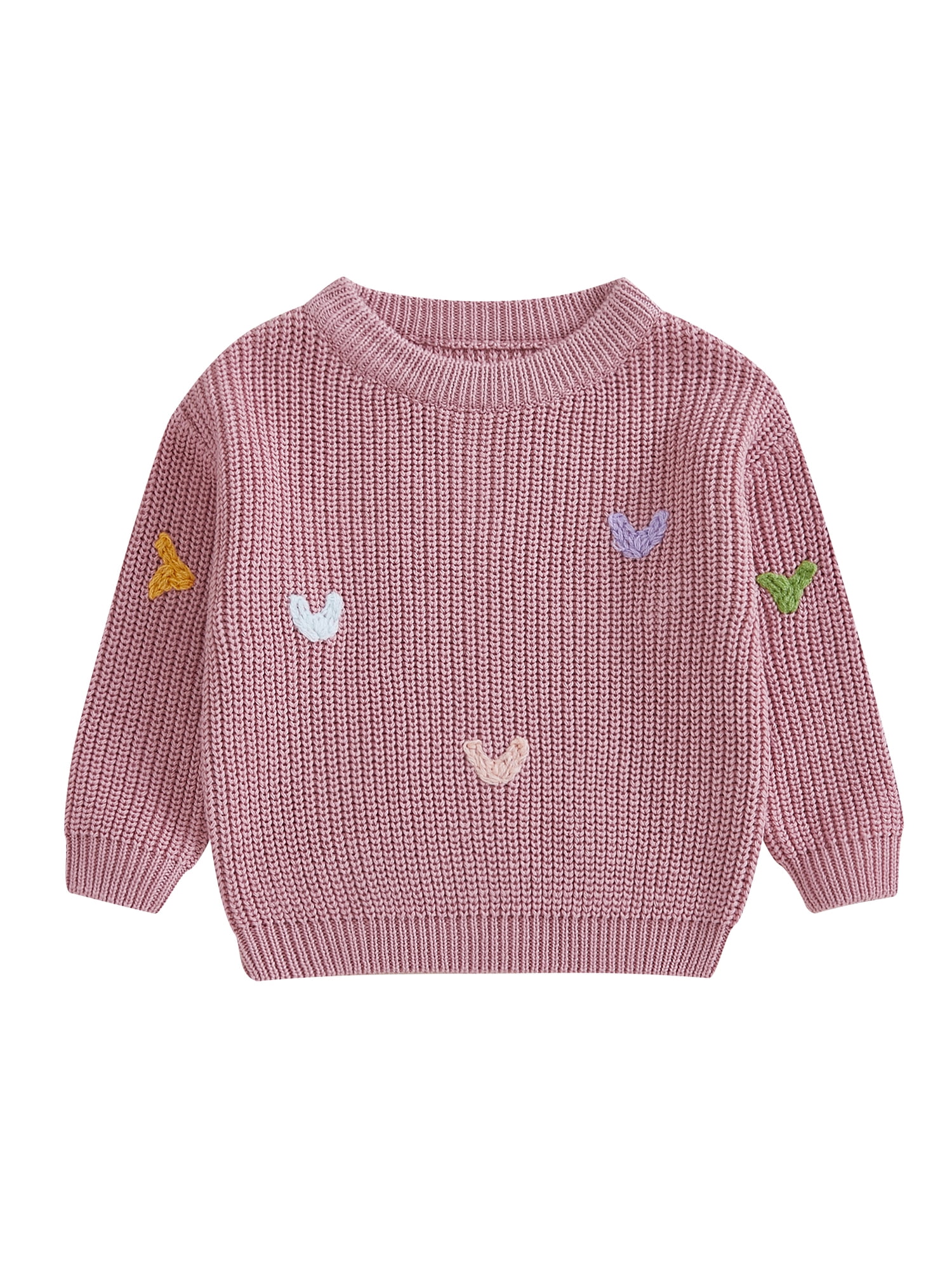 Suealasg Toddler Baby Girl Boy Valentine's Day Sweater Long Sleeve ...