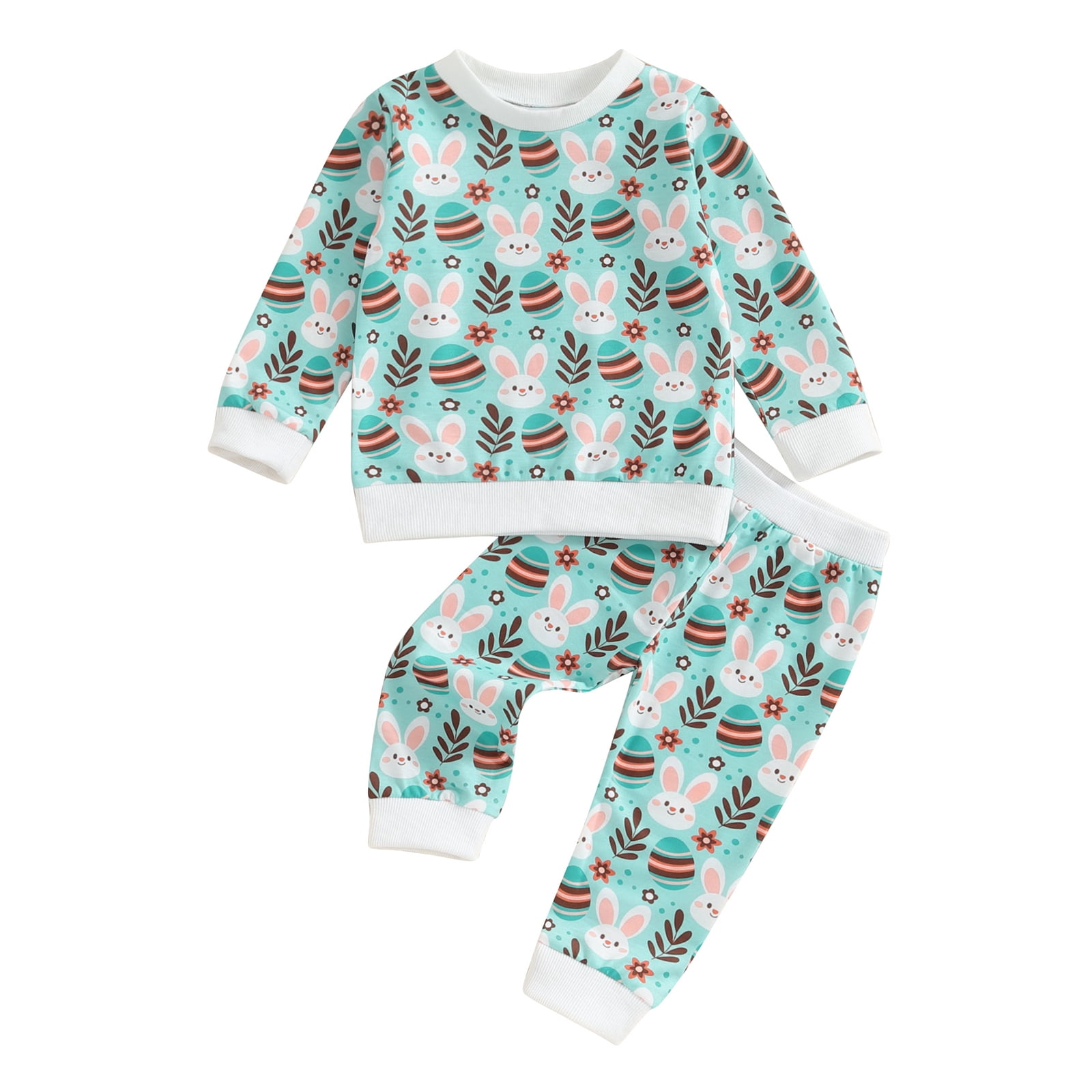 Suealasg Toddler Baby Girl Easter Outfits Clothes 3M 6M 9M 12M 18M 24M ...