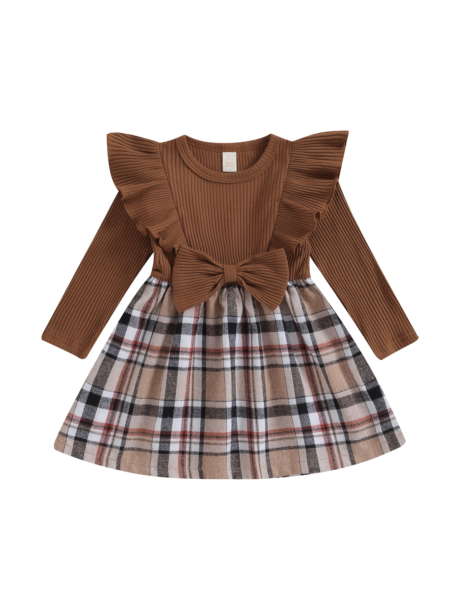 Suealasg Toddler Baby Girls Fall Princess Dress Clothes 9M 1T 2T 3T 4T Kids Girls Long Sleeve ...