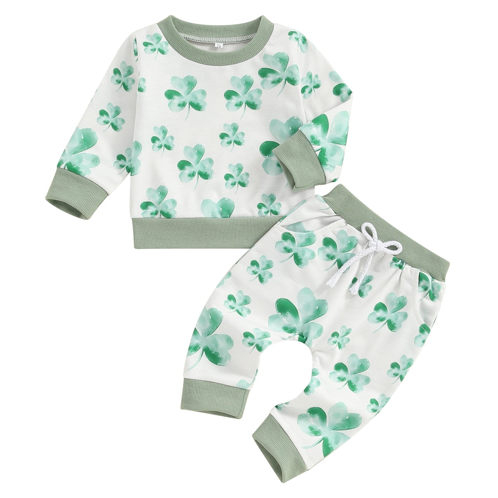 Suealasg Toddler Boys Irish Day Clothes Set 6M 1T 2T 3T Kids Boys Long ...