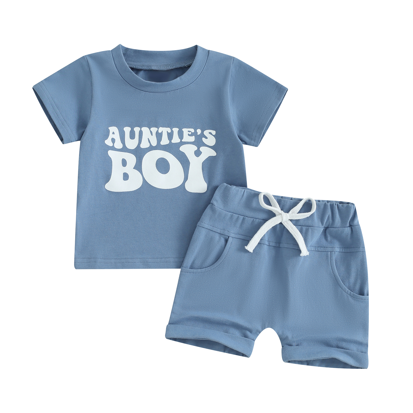 Suealasg Toddler Boys Summer 2 Piece Outfits Set 6M 1T 2T 3T Kids Boys ...