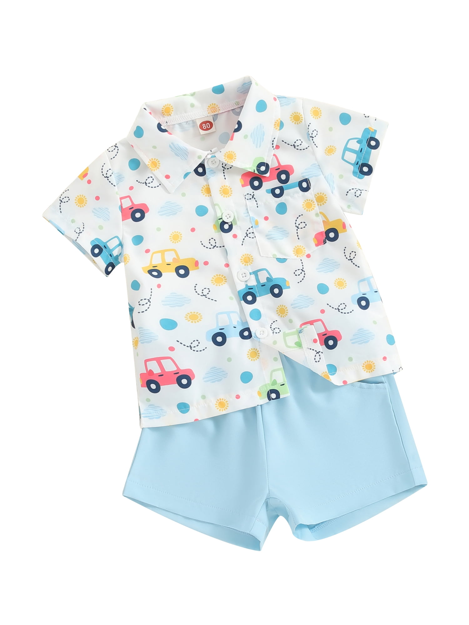 Suealasg Toddler Boys Summer 2Pcs Outfits 6M 1T 2T 3T Kids Boys Hawaii ...