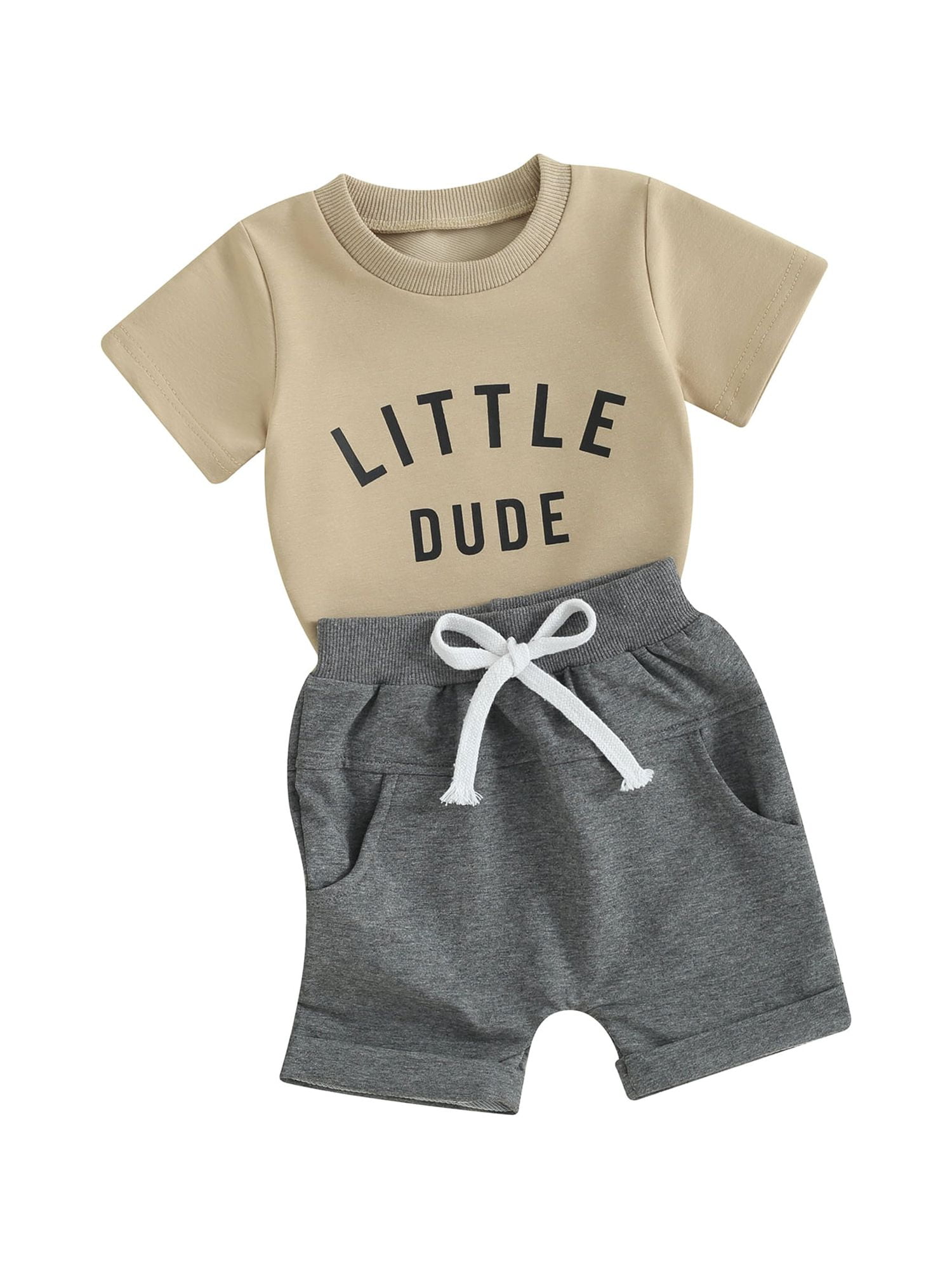 Suealasg Toddler Boys Summer 2Pcs Outfits Set Clothes 1T 2T 3T Beach ...