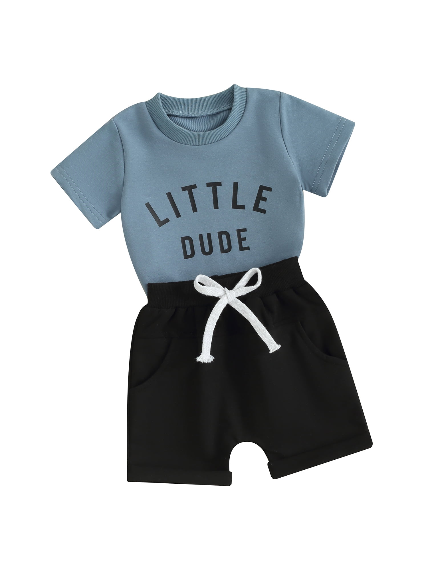 Suealasg Toddler Boys Summer 2Pcs Outfits Set Clothes 1T 2T 3T Beach ...