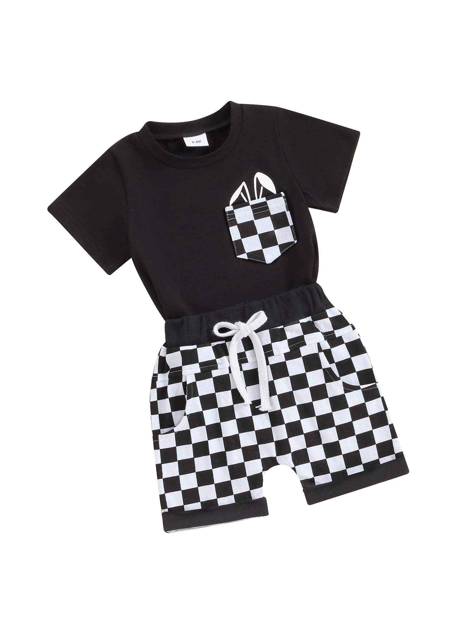 Suealasg Toddler Boys Summer 2Pcs Outfits Set Clothes 1T 2T 3T Beach ...