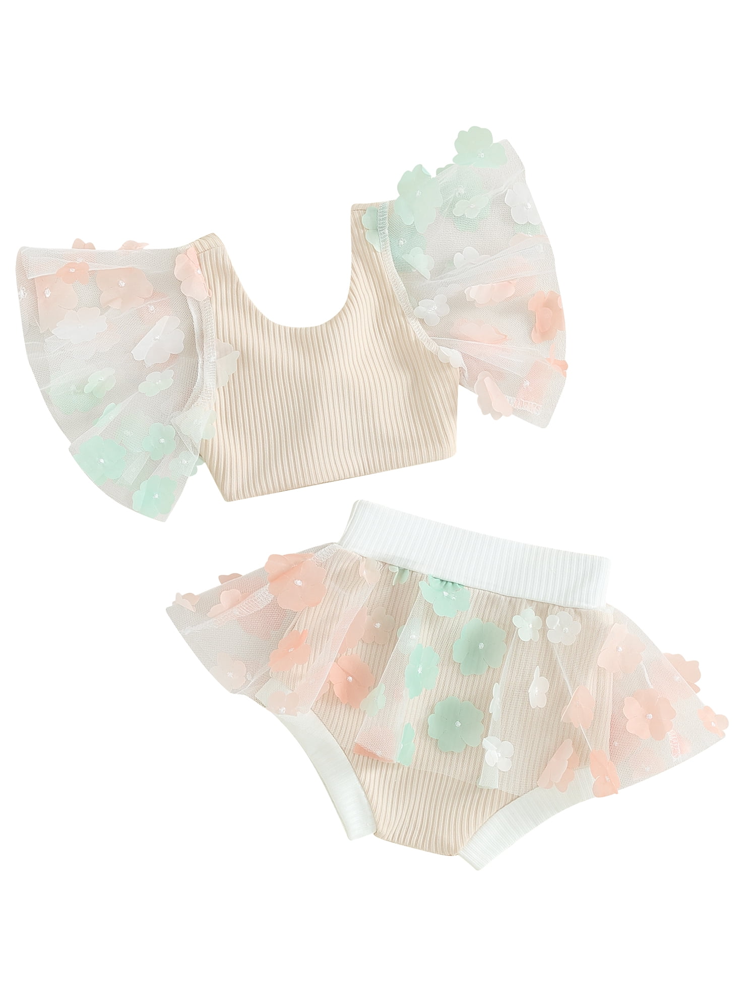 Suealasg Toddler Girl's Summer Swimsuit Outfit 3M 6M 1T 2T 3T Kids ...