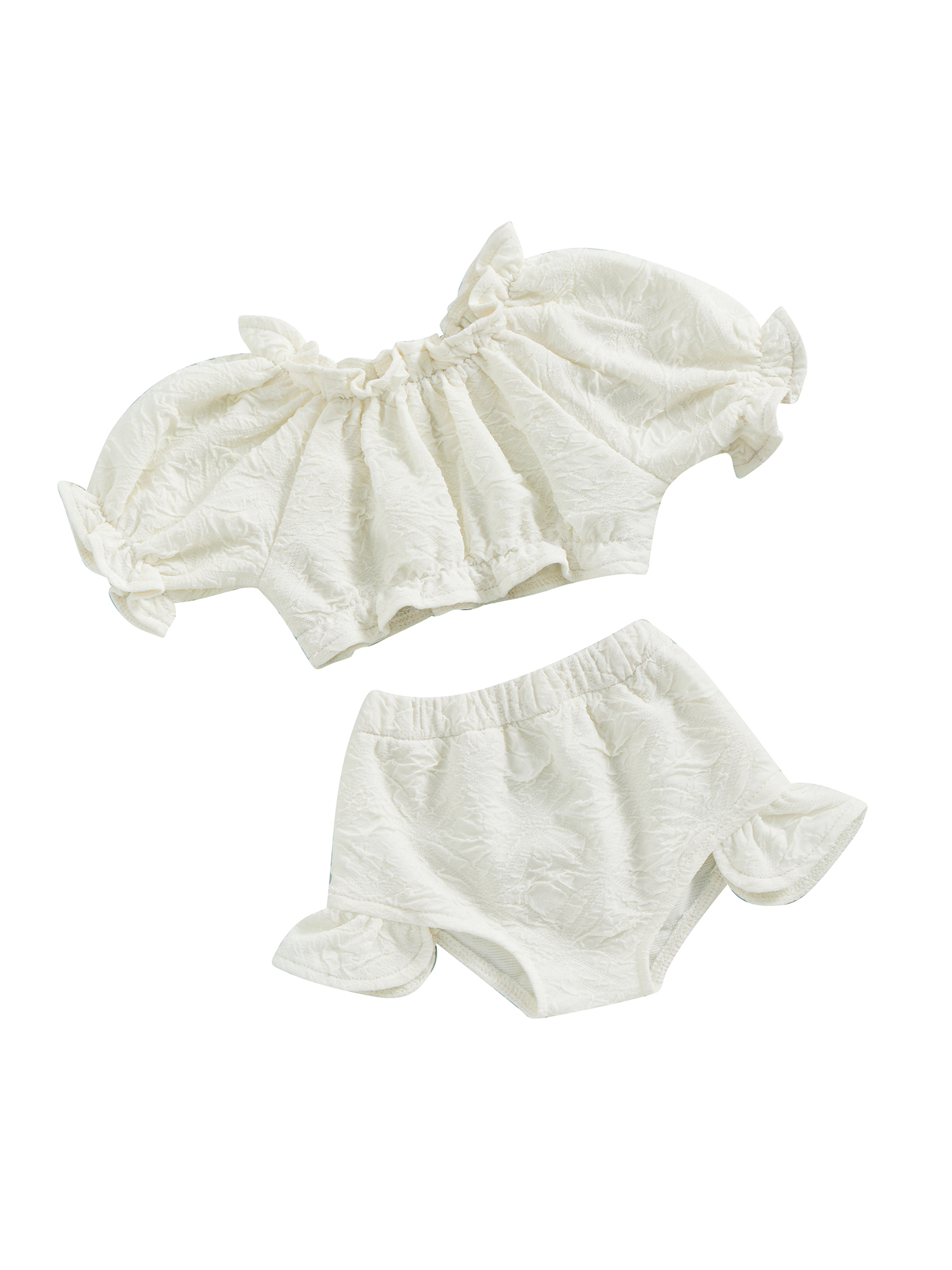 Suealasg Toddler Girls Summer Clothes Set 1T 2T 3T 4T Kids Girls Puff ...