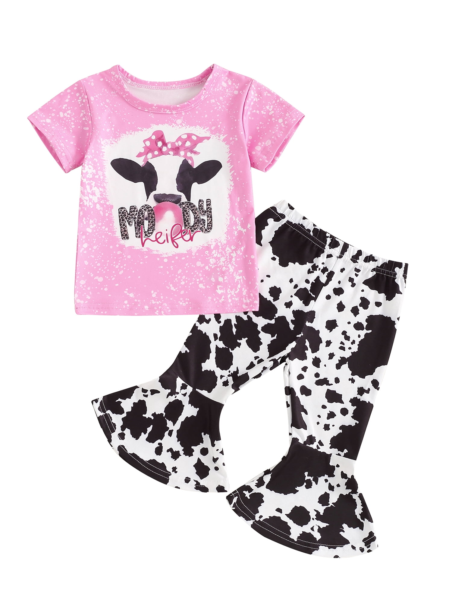 Suealasg Western Baby Girls Summer Farm Outfits 6M 1T 2T 3T 4T Toddler Girls Clothes Short ...