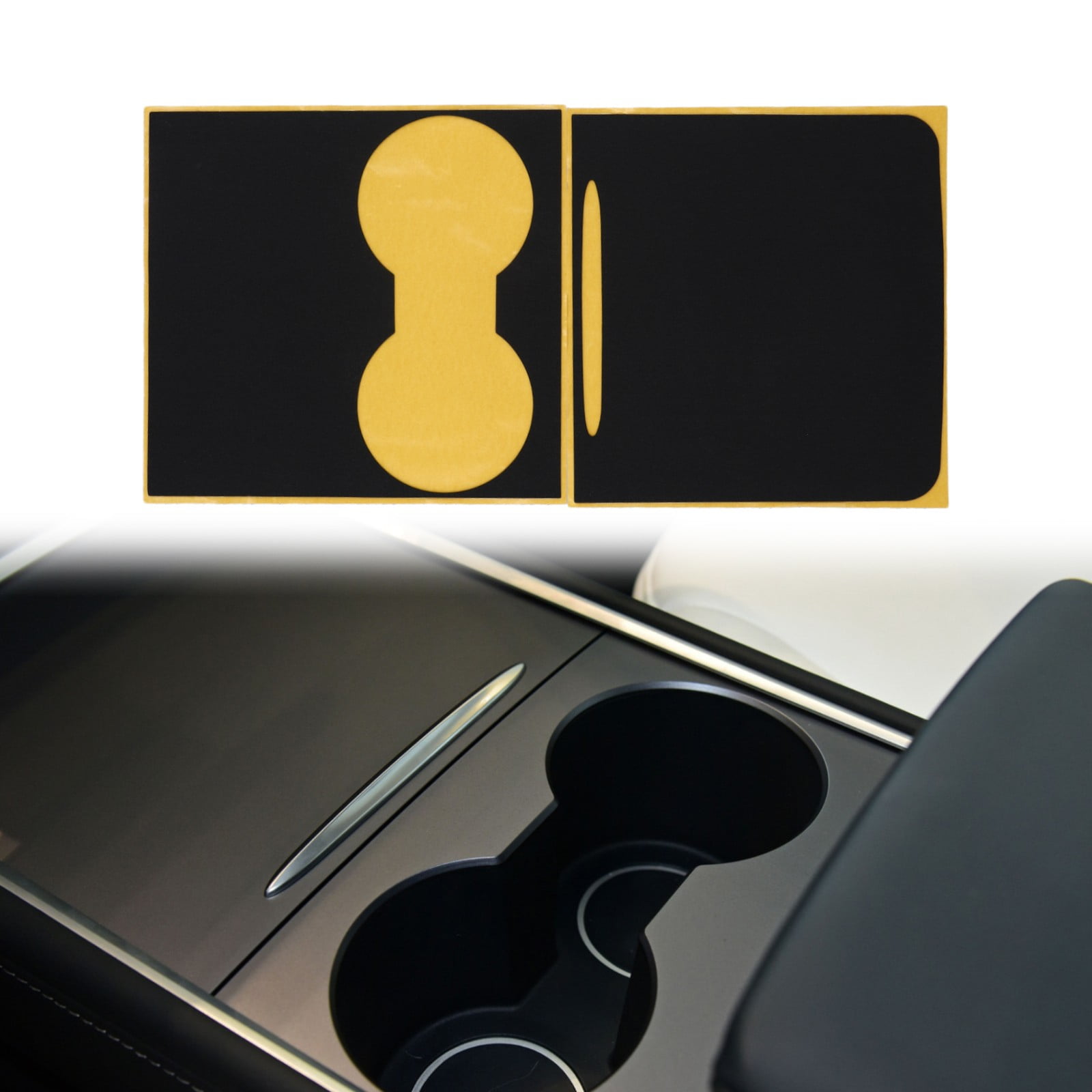 Suede Center Console Protective Cover for Model 3 and Model Y 2021-2022 ...