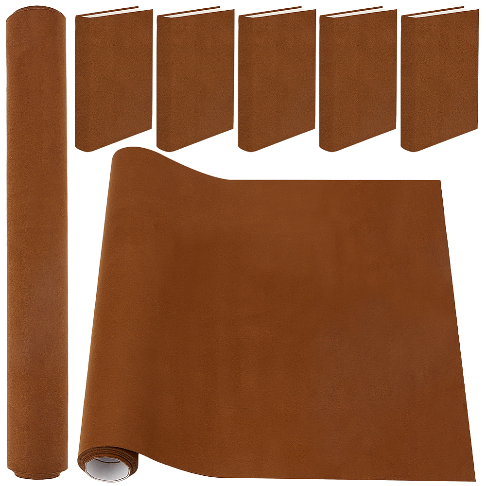 Suede Fabric Book Covers Camel 1300x305x0.6mm for DIY - Walmart.com