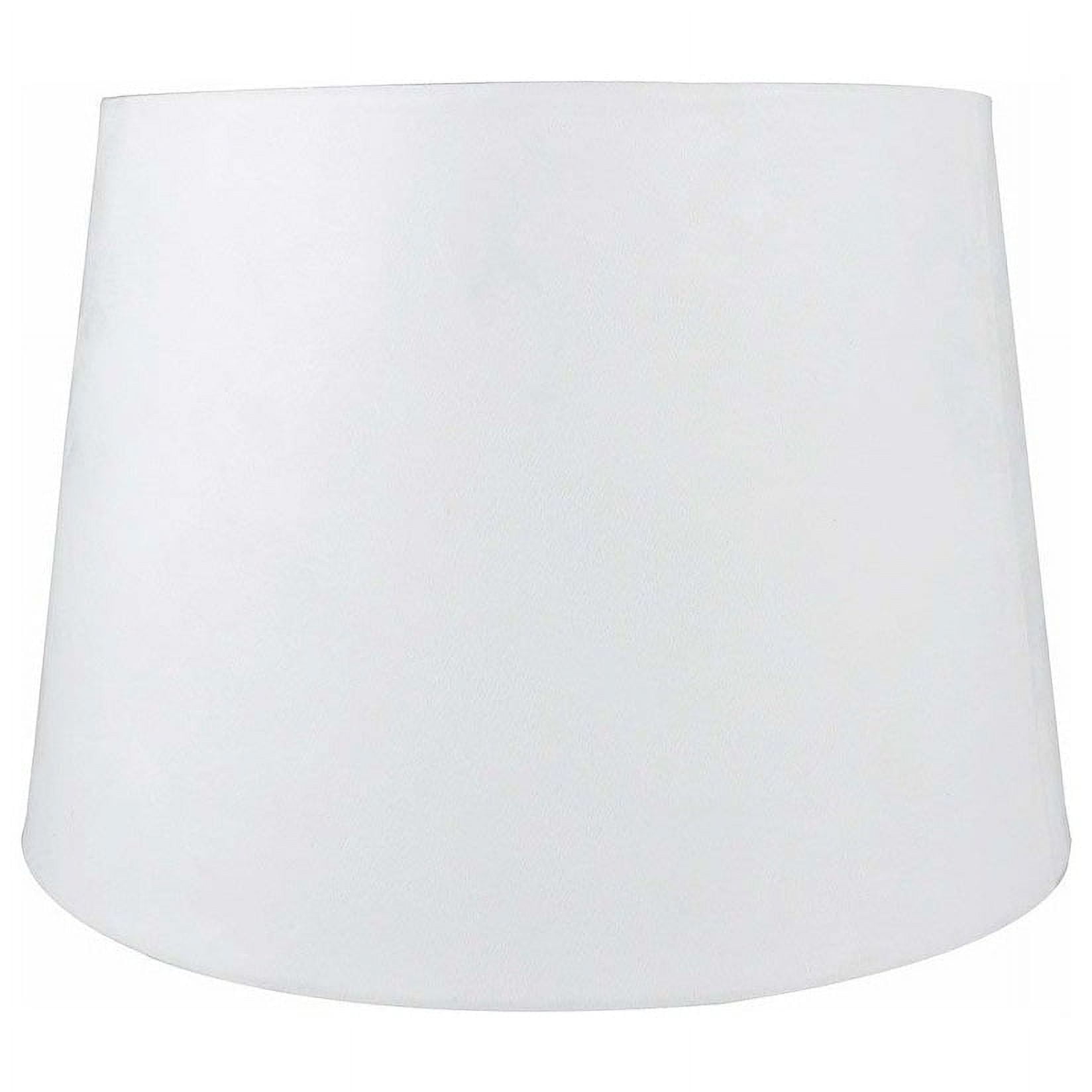 Suede Hardback Lamp Shade, 10" Top, 12" Bottom, 8.5" Slant Off White ...