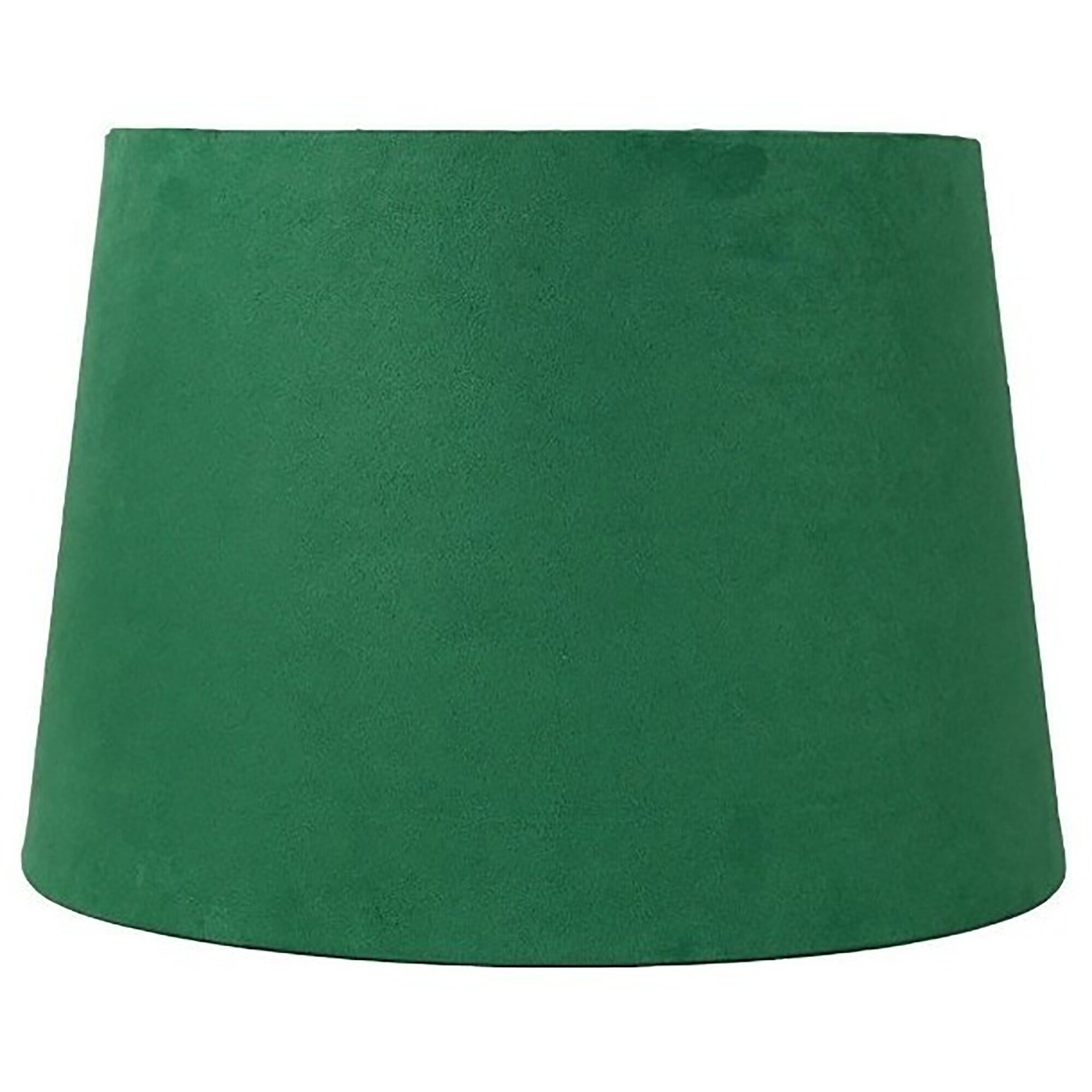 Suede Hardback Lamp Shade, 12" Top, 14" Bottom, 10" Slant Kelly Green ...