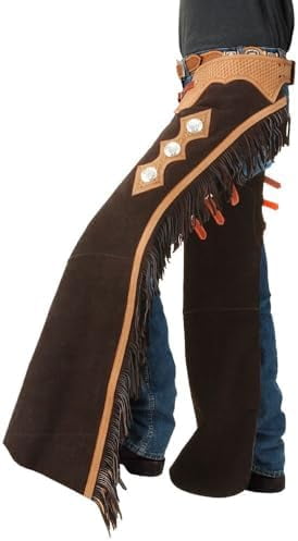 Suede Leather Reining Show Chaps - Walmart.com