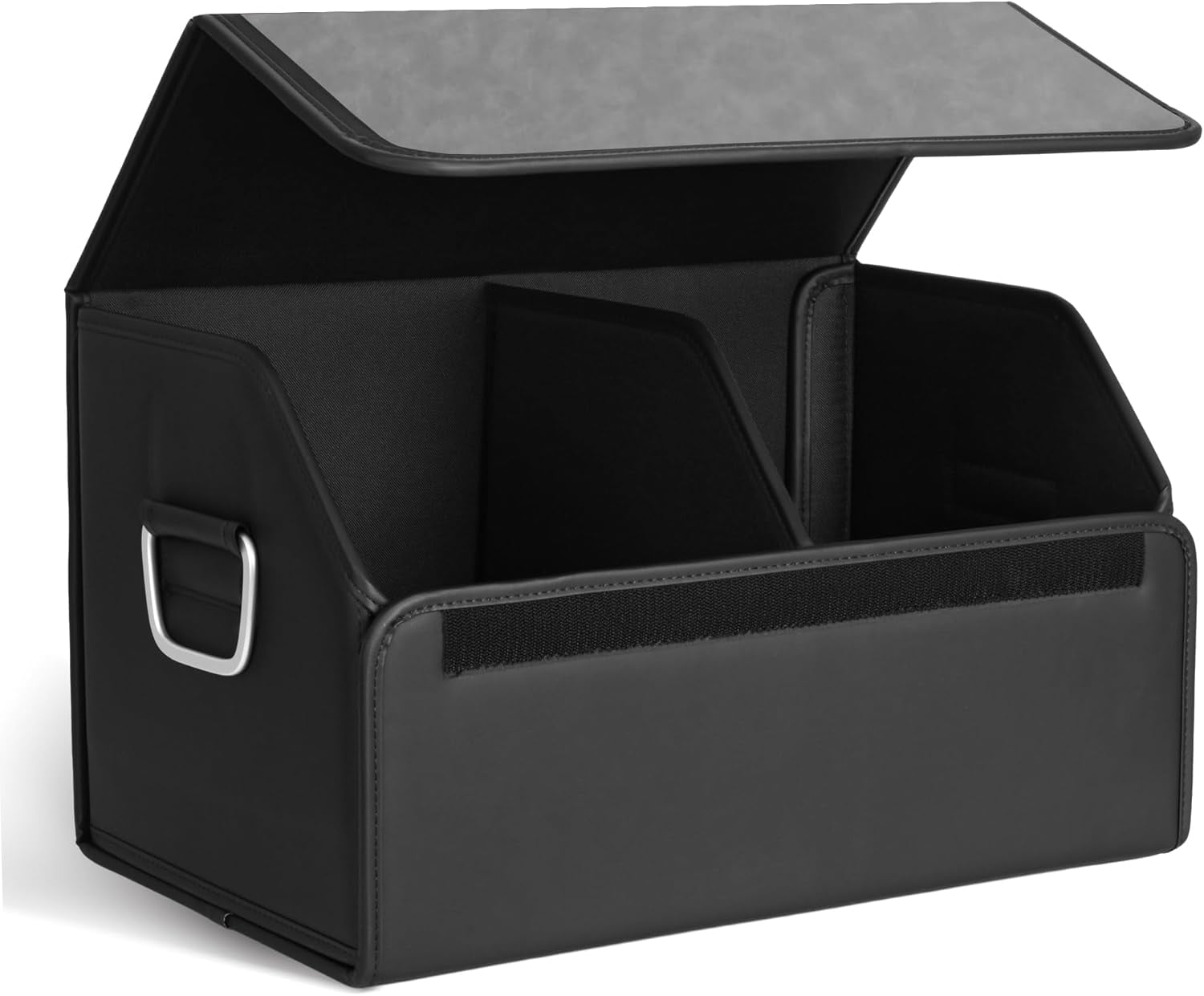 Suede Leather Trunk Organizer, Large Capacity Soft Car Organizers and ...