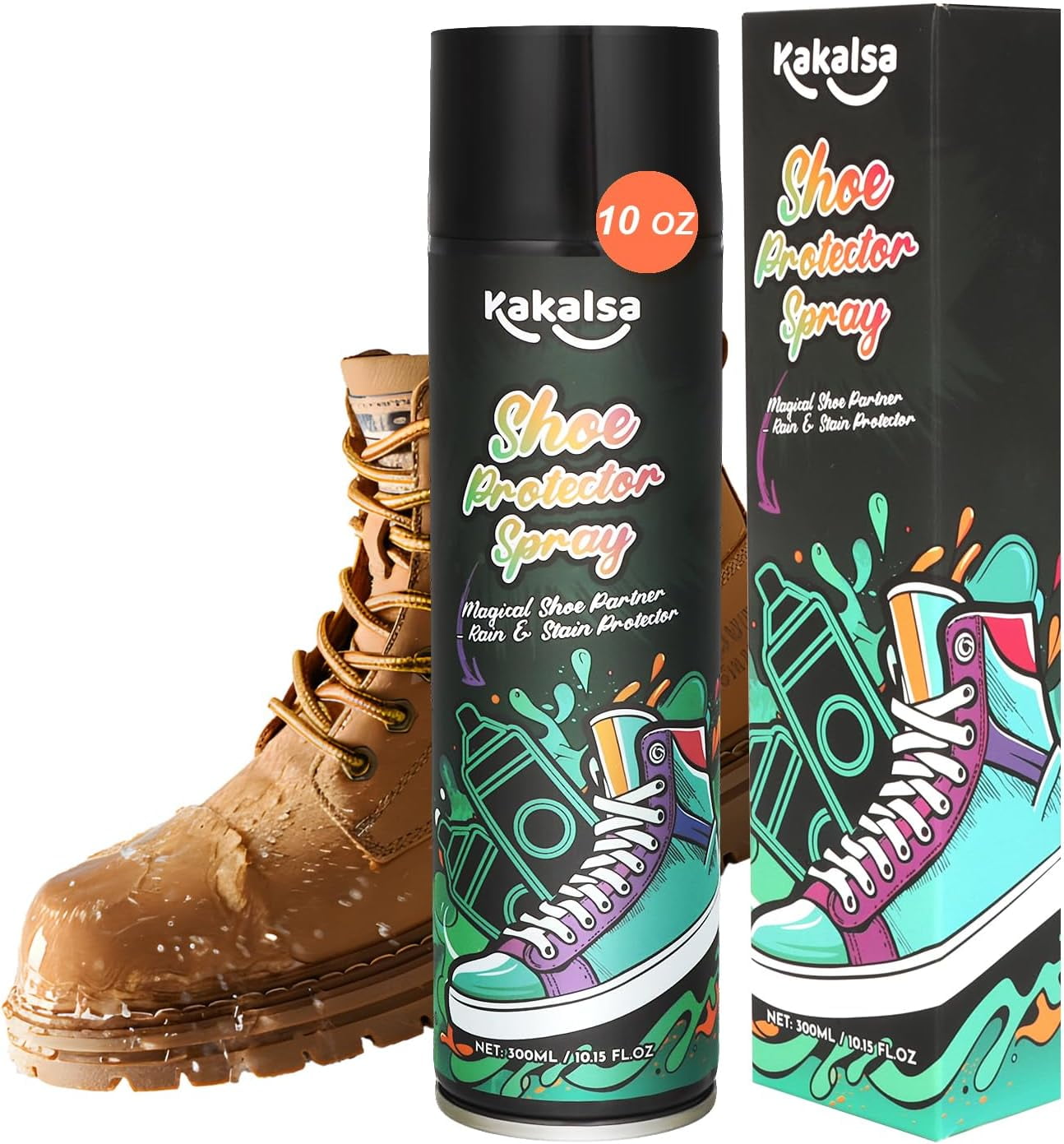 Suede Protector Spray, 10.15 OZ Shoe Protector Spray - Shoe Spray ...