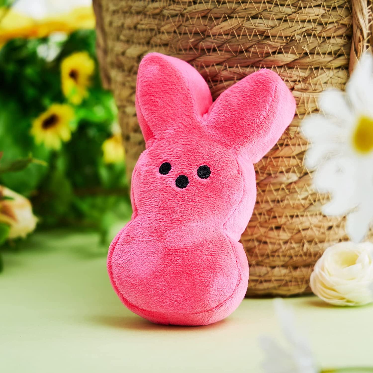 Suefo 6Pc Easter Bunny Stuffed Animal, Cute Animal Carrot Peep Bunny ...
