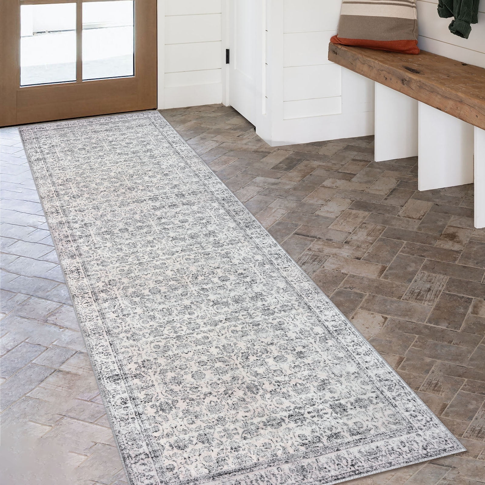 Suelur 2x6 Runner Rugs for Hallway Soft Vintage Runners Non-Slip Non ...