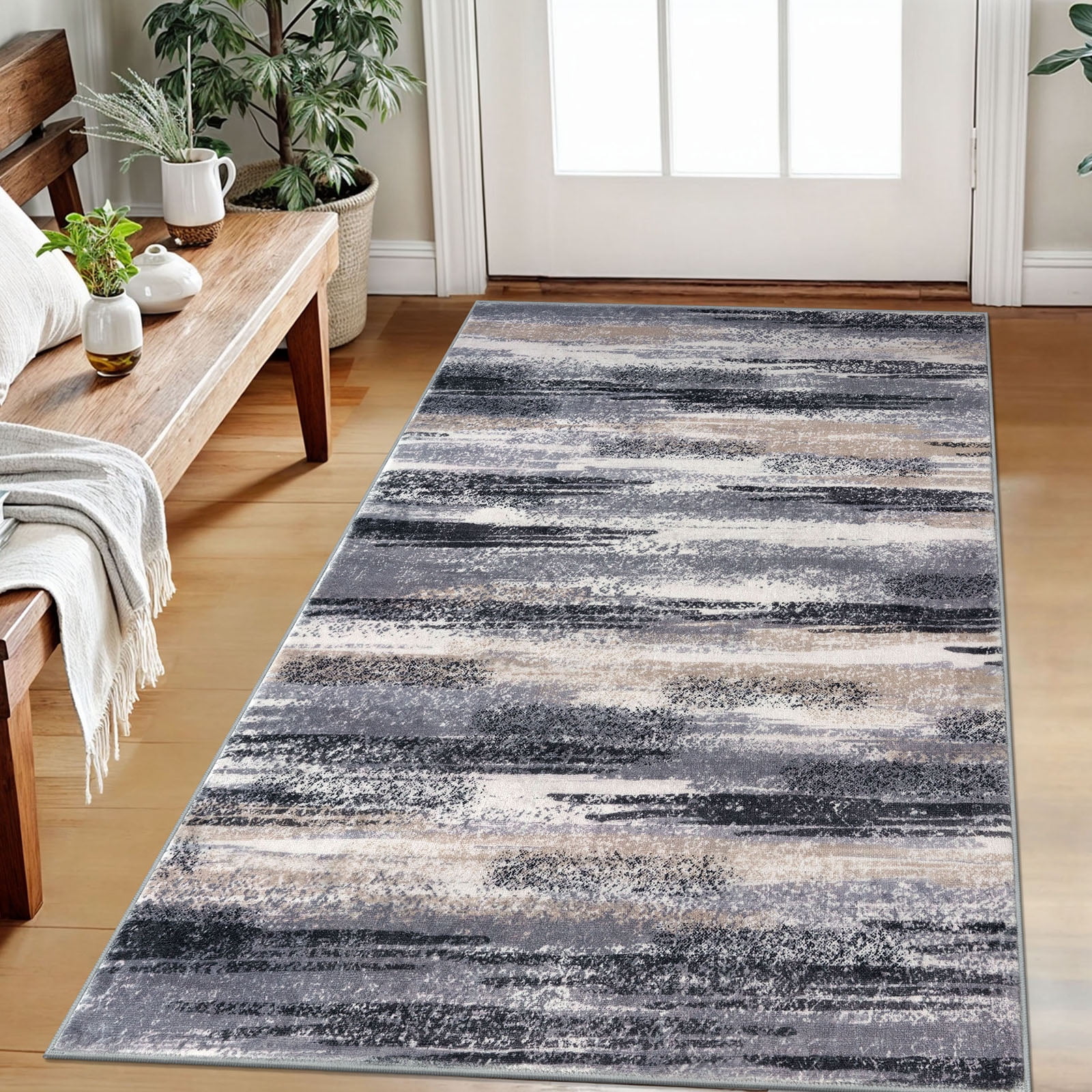 Suelur Area Rugs 3x5 Washable Rugs Non-Slip Entryway Rugs Soft Modern ...