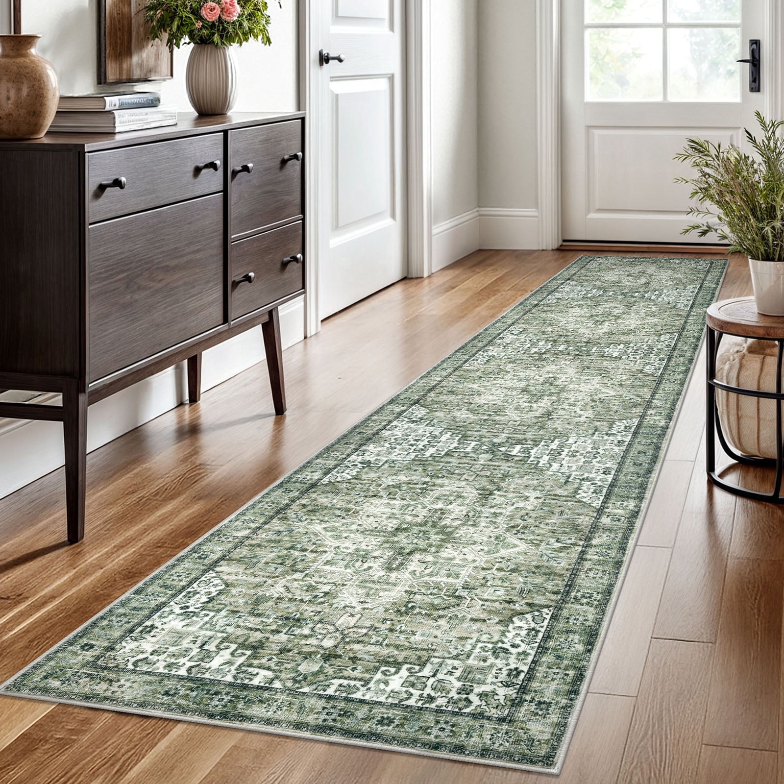 Suelur Runner Rug for Hallways 2x10 Long Non-Slip Washable Kitchen ...