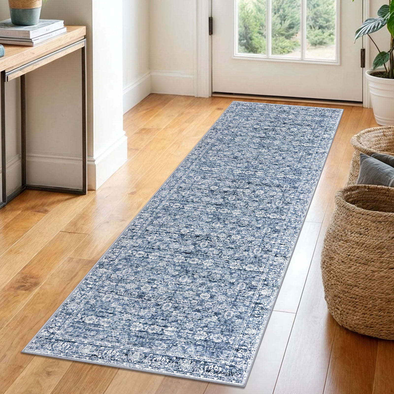 Suelur Runner Rugs for Hallway 2x6 Soft Vintage Runners Non-Slip Non ...