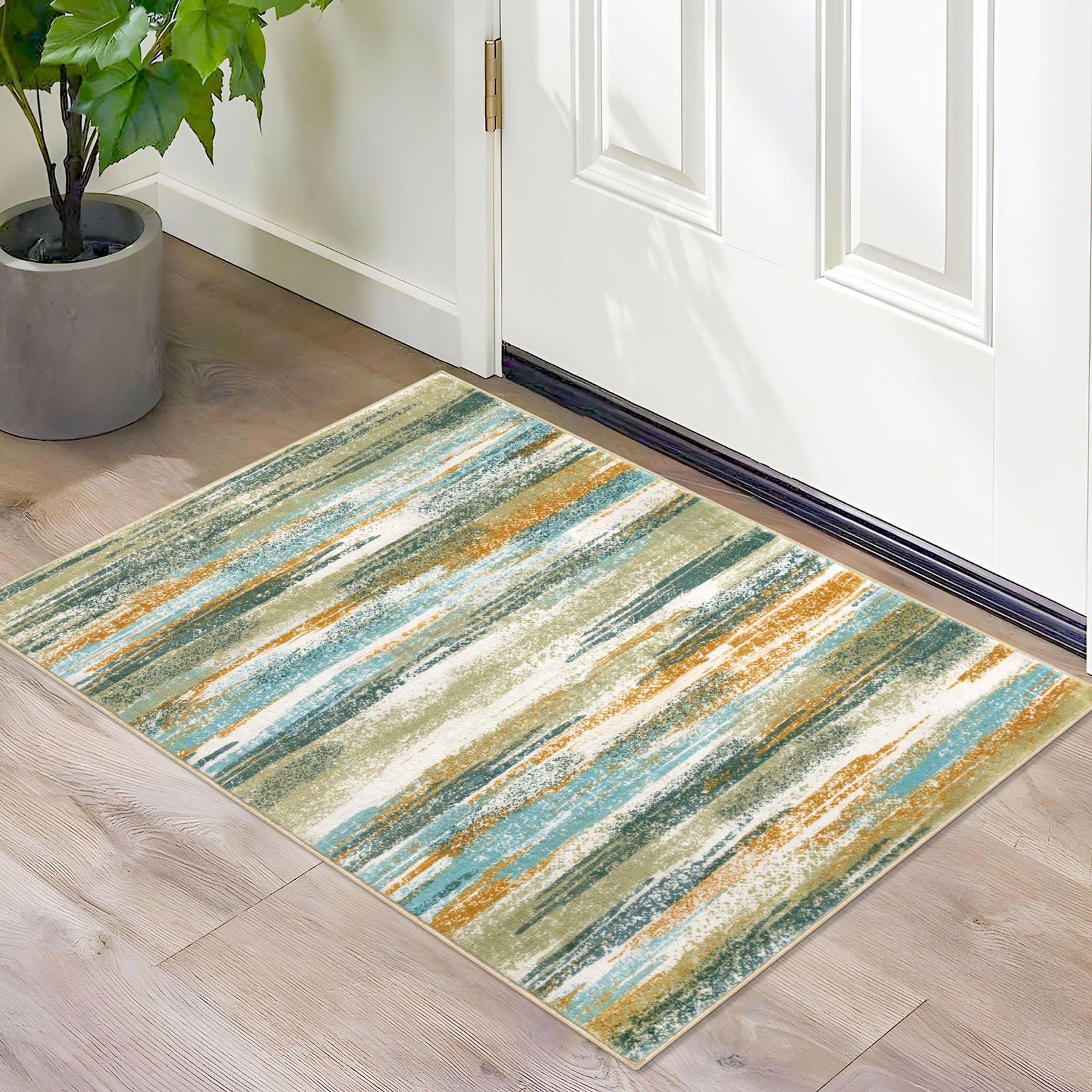 Suelur Small Rugs 2x3 Modern Abstract Area Rugs Entryway Rug Indoor ...